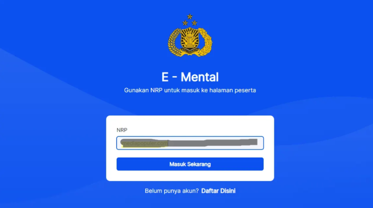 4 Cara Login ke Portal E-Mental Polri, Mudah & Cepat